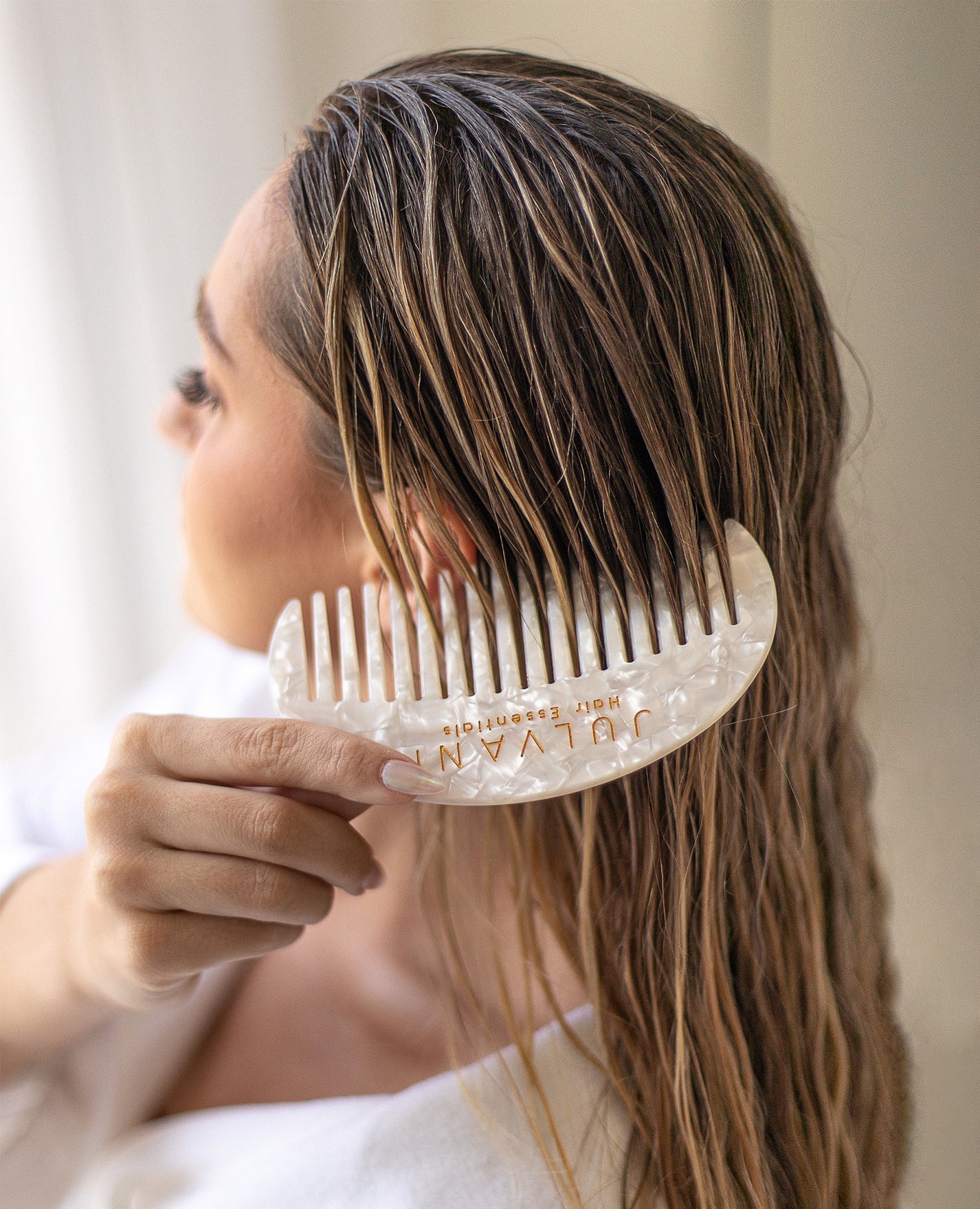 Wide-tooth Comb | Made With 100% Acetate Giving You A Strong – Julvani ...